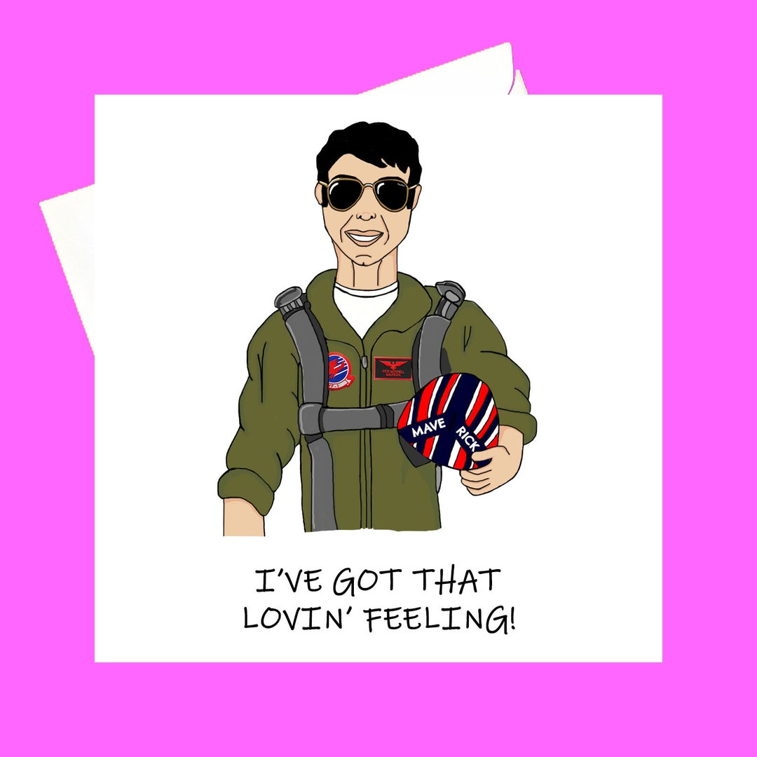 Top Gun Valentine's Card - Etsy