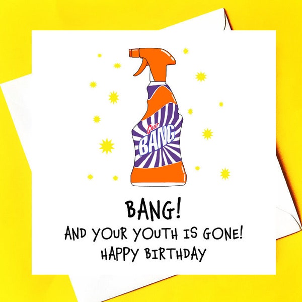 Funny Birthday Cards - Etsy UK