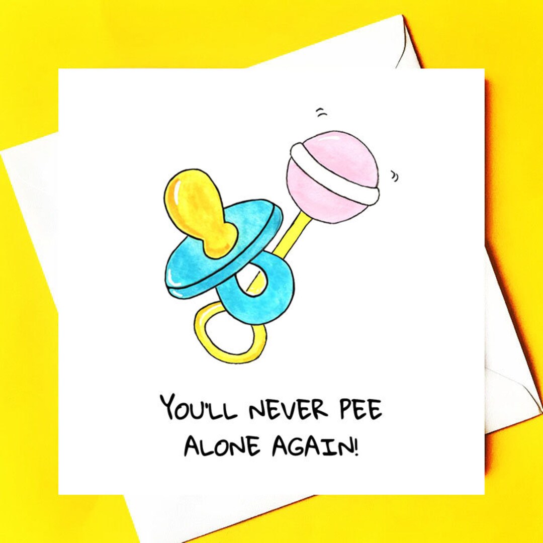 Funny New Baby Card - Etsy