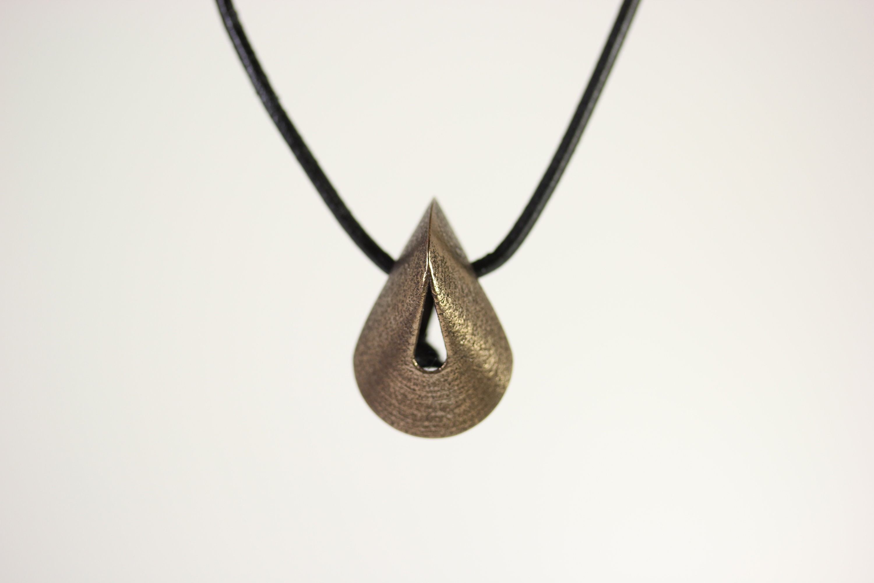Metal Oloid With V Shaped Hole. - Etsy