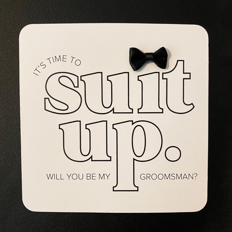 Groomsman Sticker - Etsy