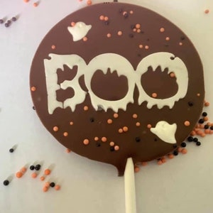Boo Ghost Halloween Lollipop - Etsy UK