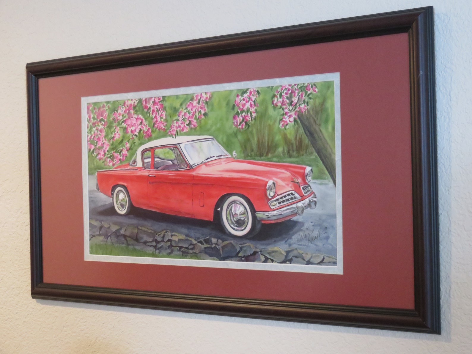 Studebaker - '54 Studebaker Commander Coupe Giclee Art Print on ...
