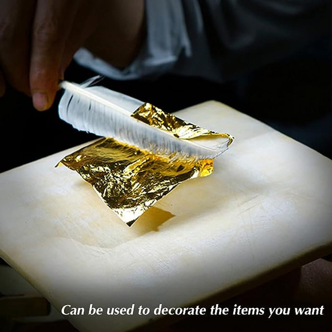 100 Sheets Imitation Gold Foil Gilding DIY, Scrapbooking. Gilding ...