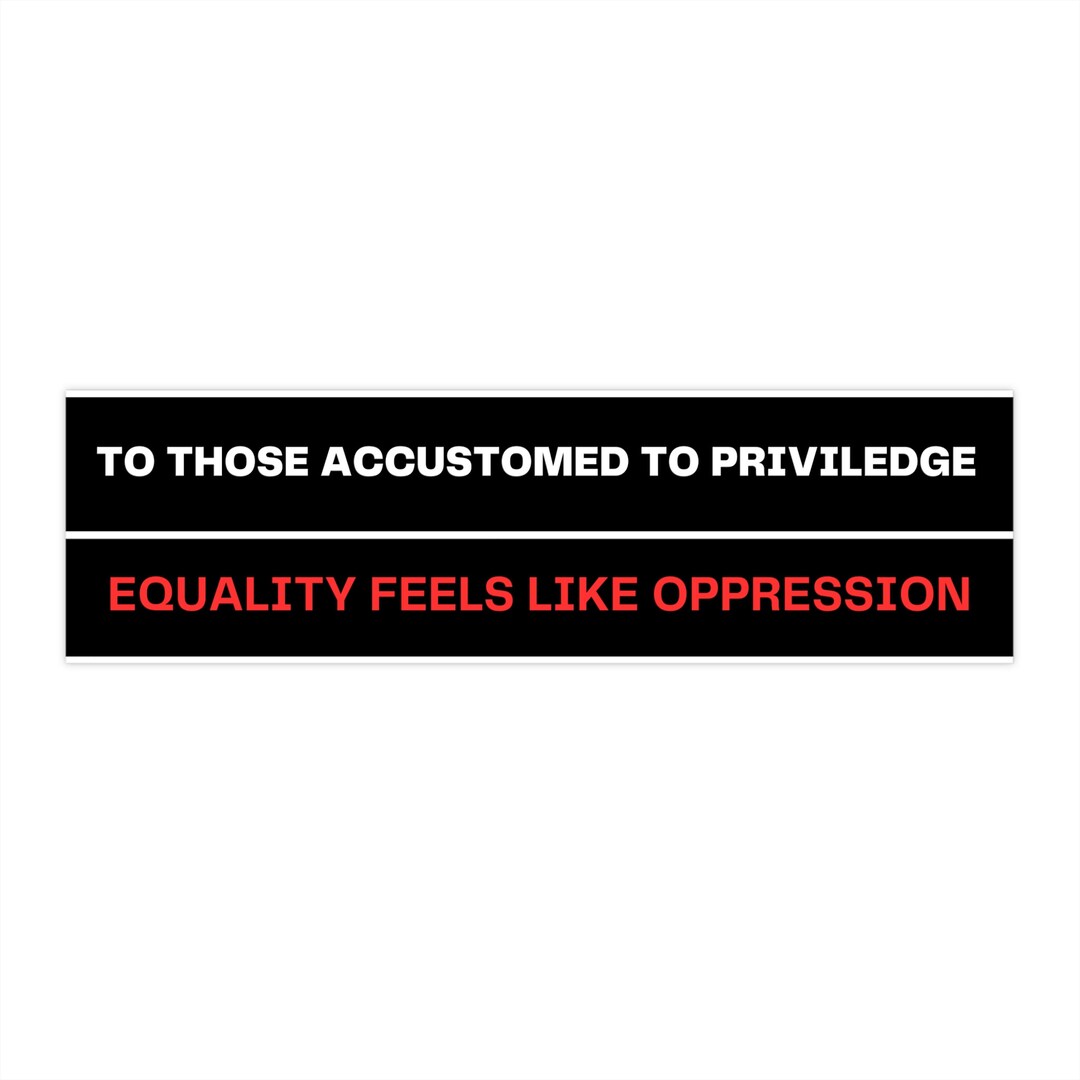 RAGE BUNNY Privilege Bumper Sticker - Etsy