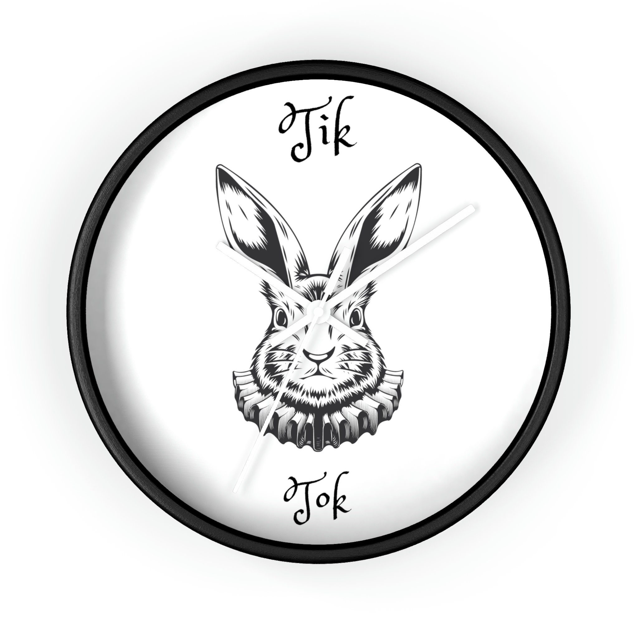 RAGE BUNNY White Rabbit Clock tik Tok - Etsy