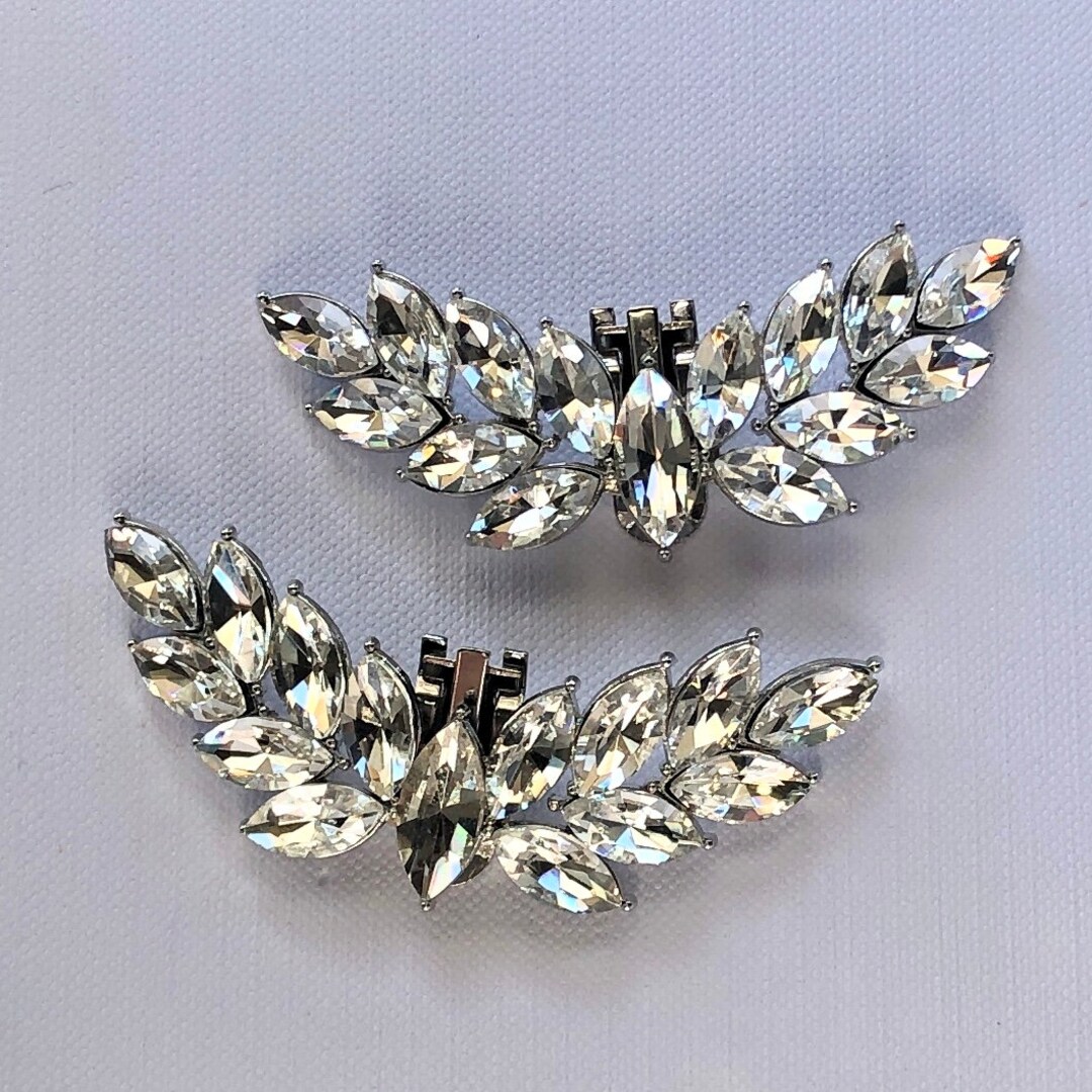 Shoe Clips, Bridal Shoe Clips, Wedding Shoe Clips, Crystal Shoe Clips ...