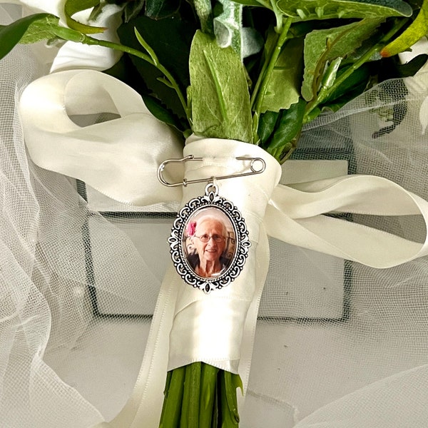 Memory Charm for Bridal Bouquet - Etsy