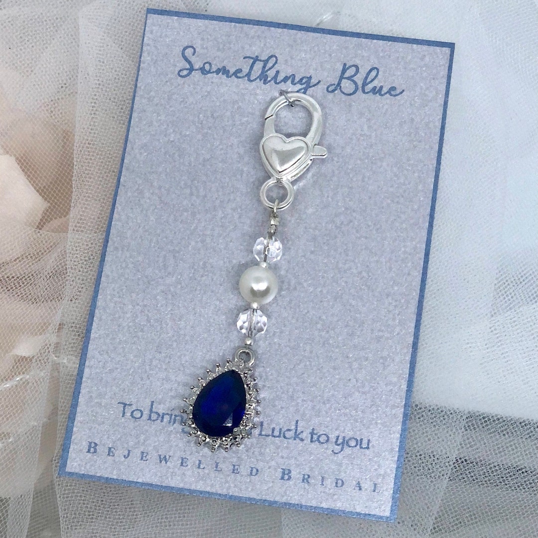 Something Blue, Bridal Pin, Good Luck Charm, Keepsake, Bridal Gift ...