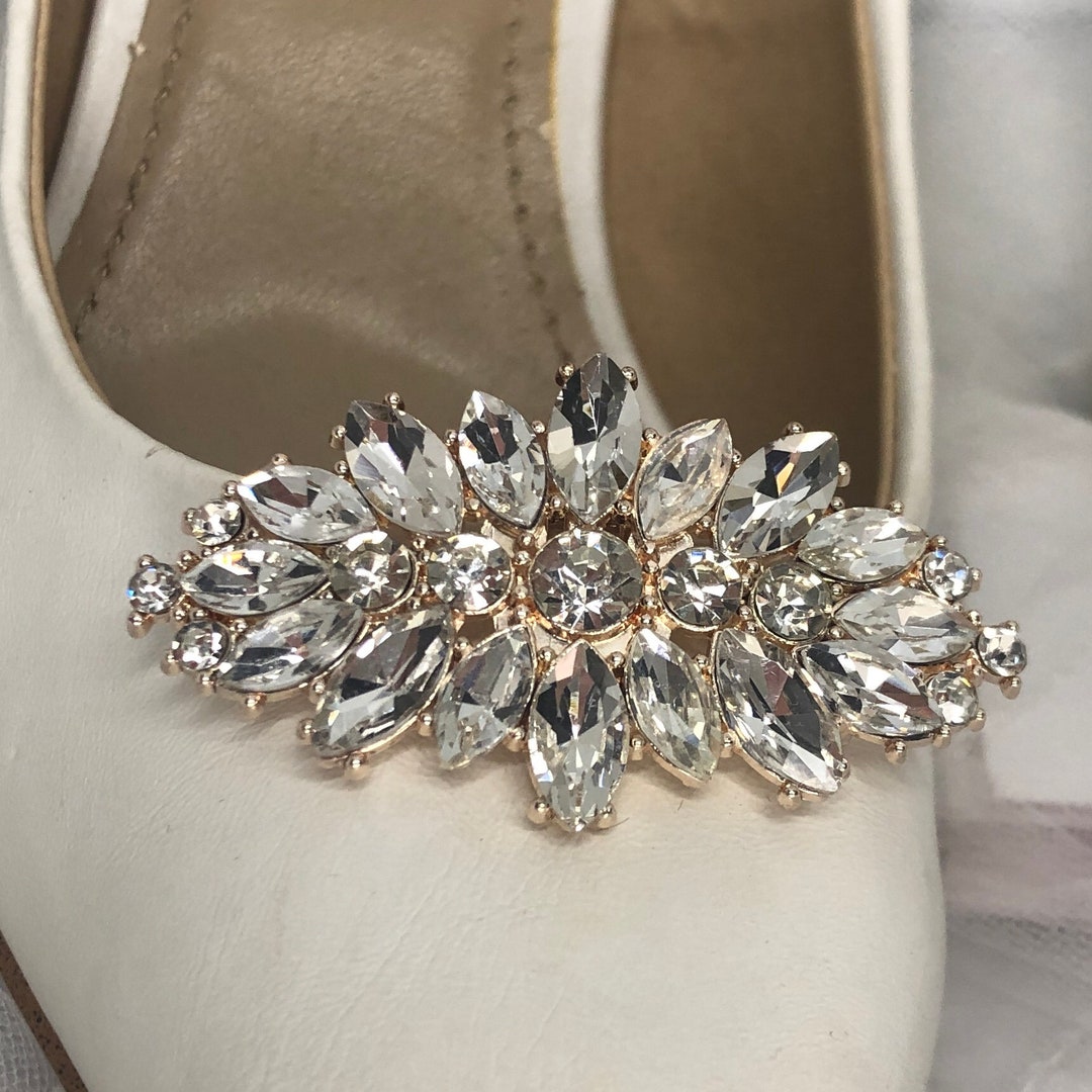 Shoe Clips, Bridal Shoe Clips, Wedding Shoe Clips, Crystal Shoe Clips ...