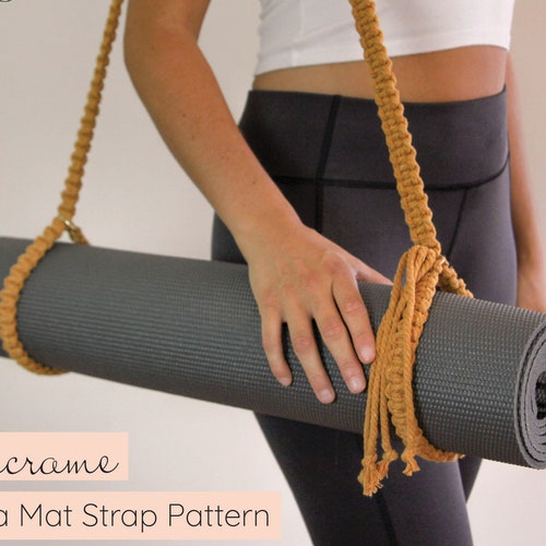 Tutorial for Macrame Yoga Mat Strap/ DIY/ Pattern/ - Etsy