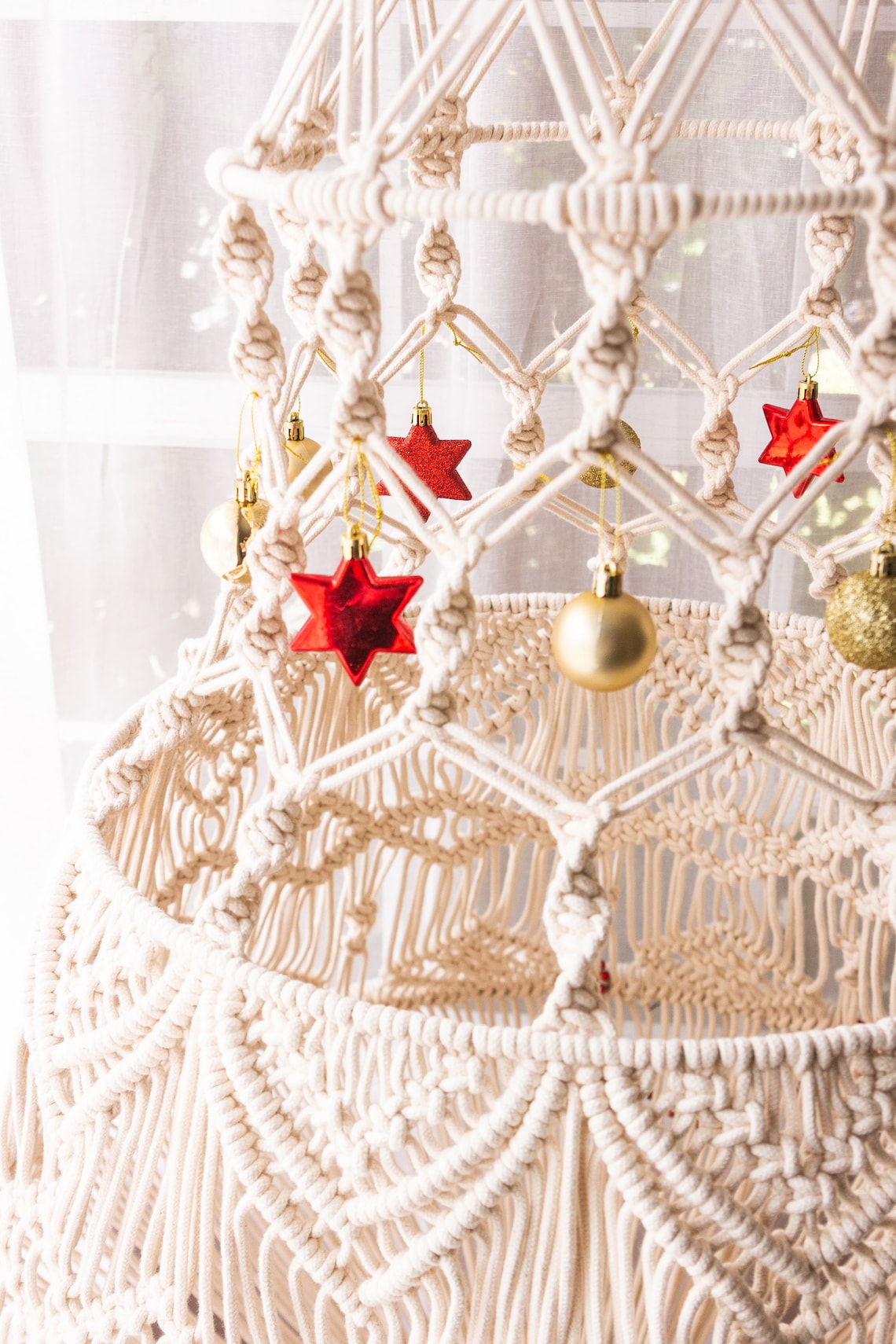 PATTERN Large Macrame Christmas Tree - Etsy