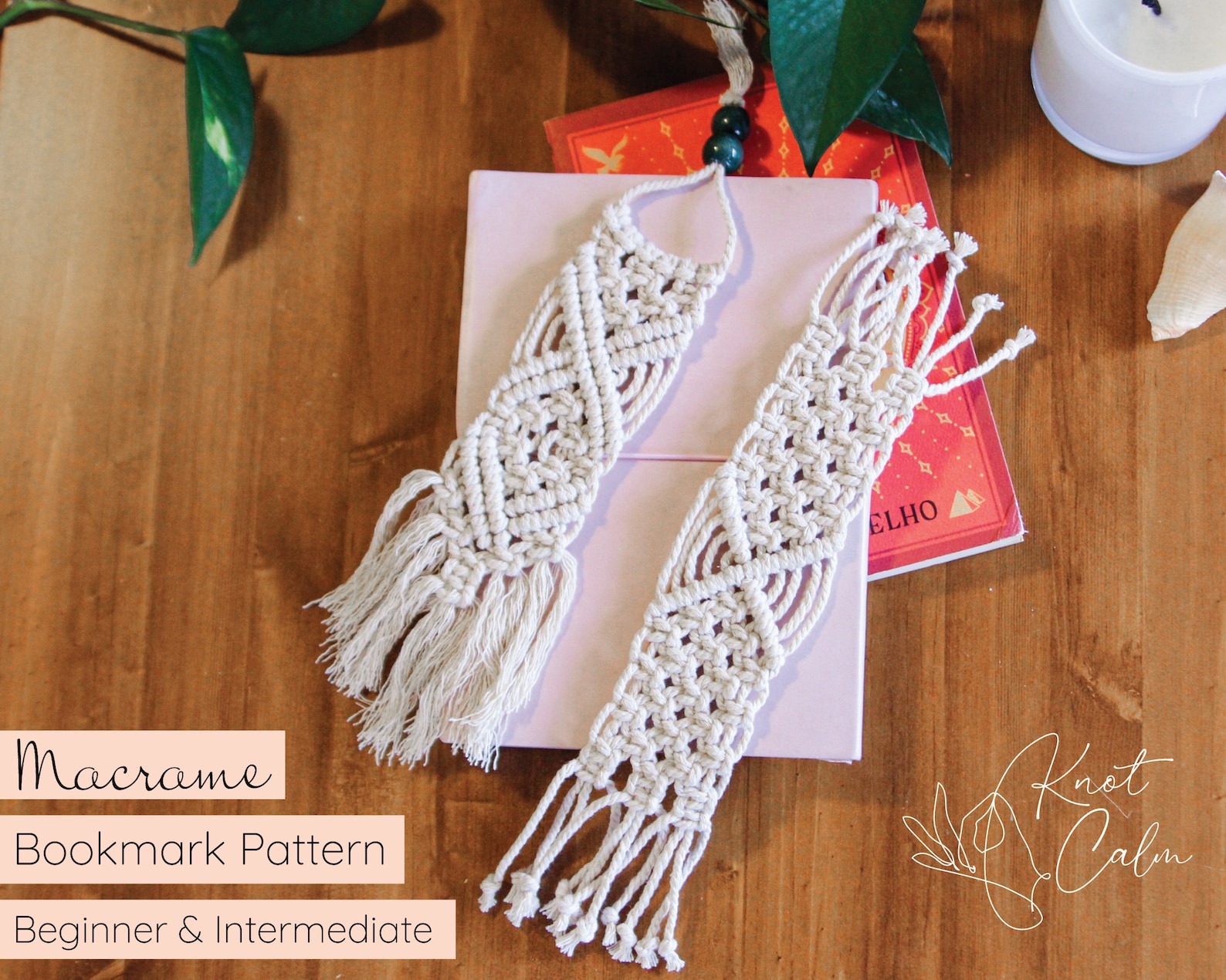 PATTERN Macrame Bookmark in Two Styles - Etsy Australia