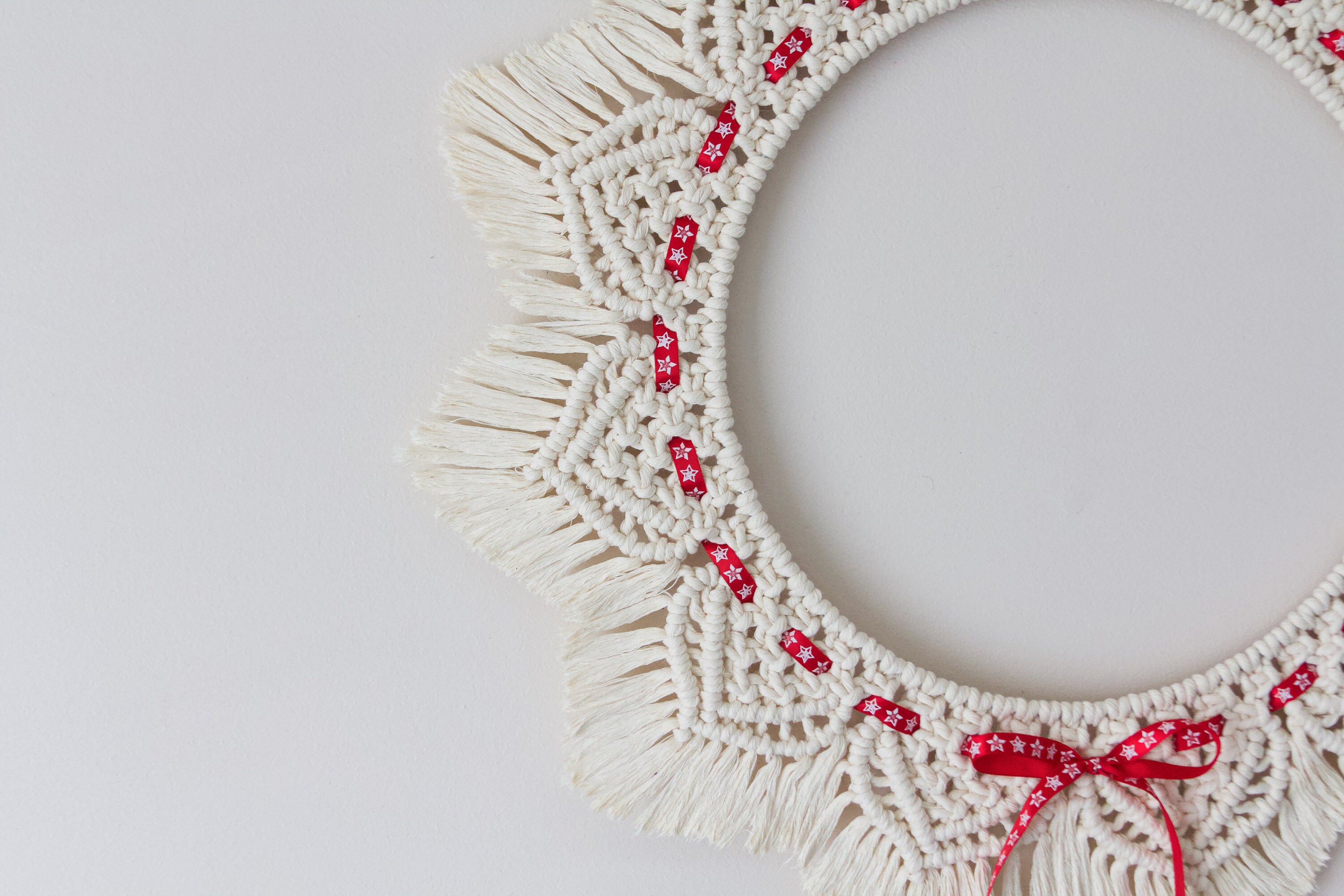PATTERN Macrame Christmas Wreath - Etsy