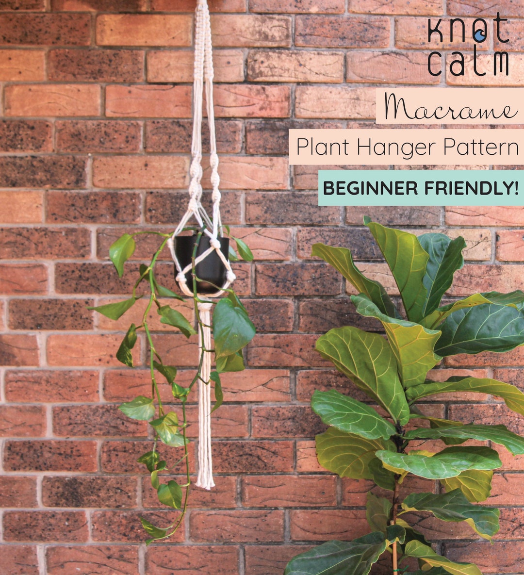 PATTERN Macrame Pot Plant Hanger DIY Instant Download Step by Step ...