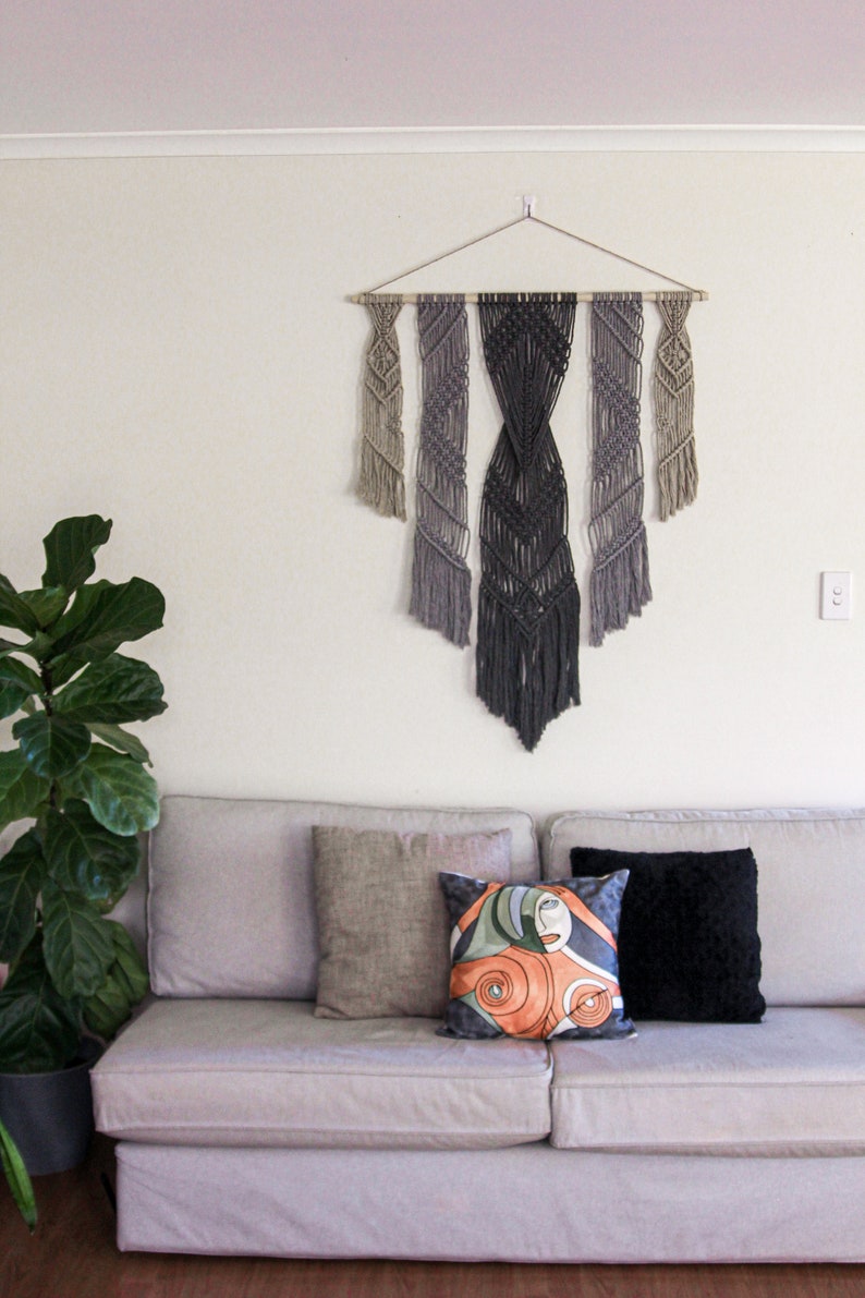 PATTERN Large Wall Hanging With 5 Panels - Etsy