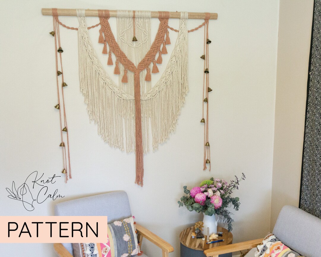 PATTERN Large Macrame Boho Wall Hanging - Etsy