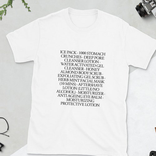 Patrick Bateman Morning Routine Short-sleeve T-shirt - Etsy Australia
