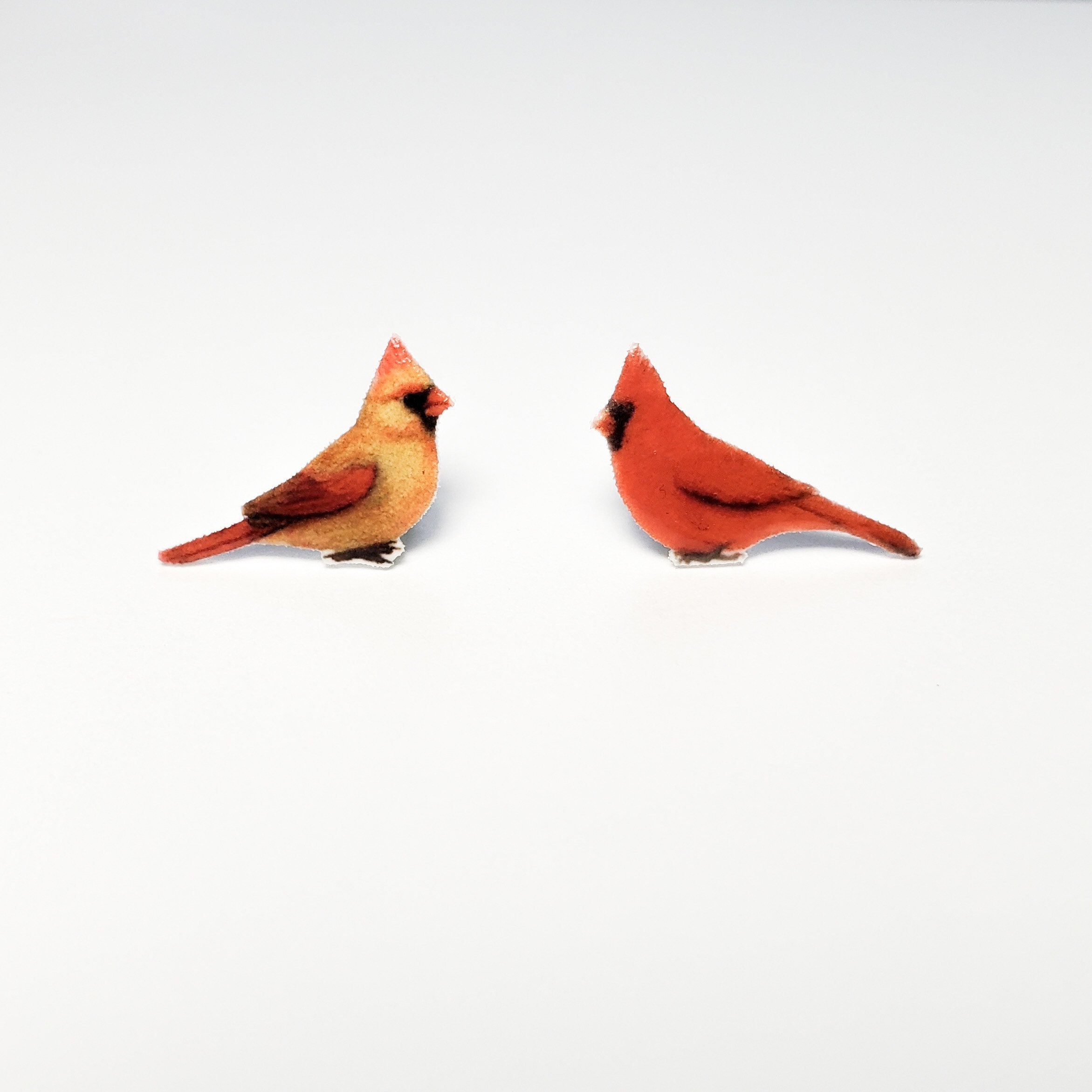 Northern Cardinal Earings Cardinal Jewelry Red Bird - Etsy