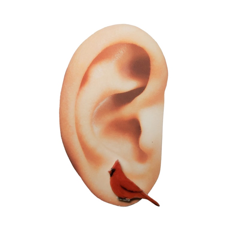 Northern Cardinal Earings Cardinal Jewelry Red Bird - Etsy