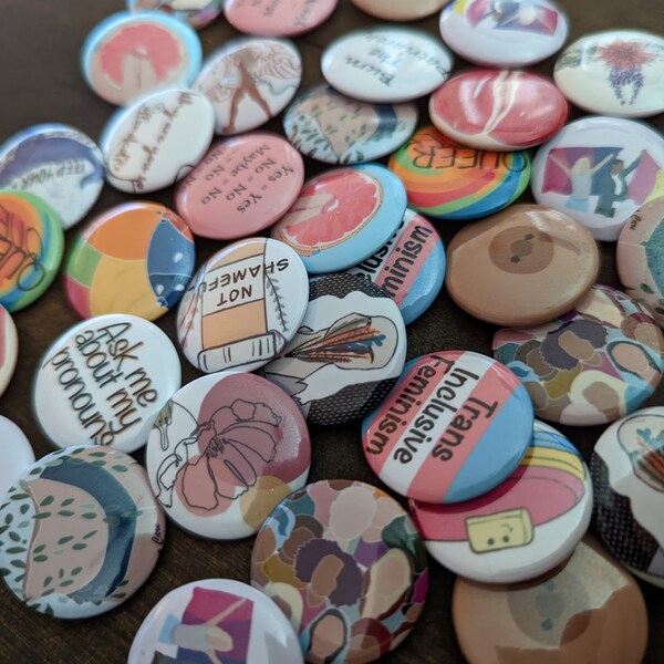 Feminist Buttons - Etsy