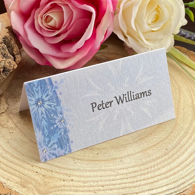 Winter Place Cards - Etsy