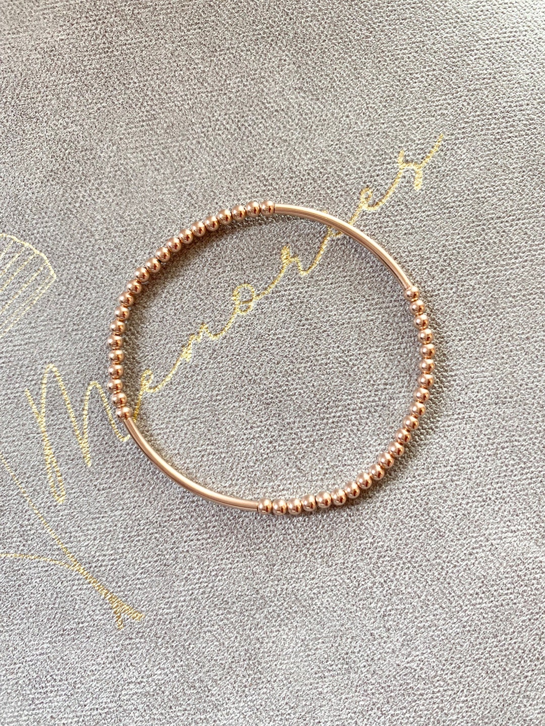 3mm 14K Rose Gold Filled With 2 Tubes - Etsy