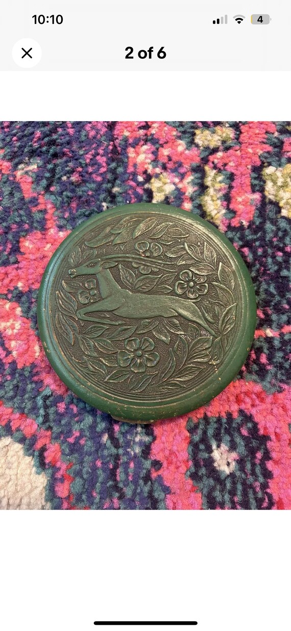 1940’s authentic Antique Rex Fifth Avenue Embossed Le… - Gem