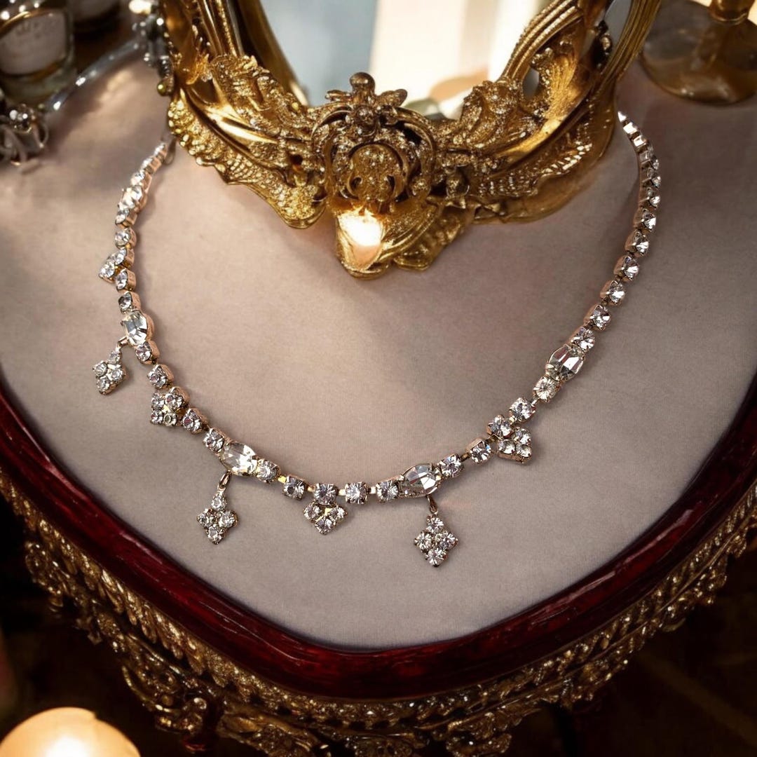 Vintage Art Deco Flapper Style Lord & Taylor Rhinestone Sparkling ...
