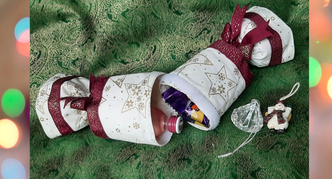 Reusable Christmas Cracker Sewing Pattern, PDF Pattern, Digital File - Etsy