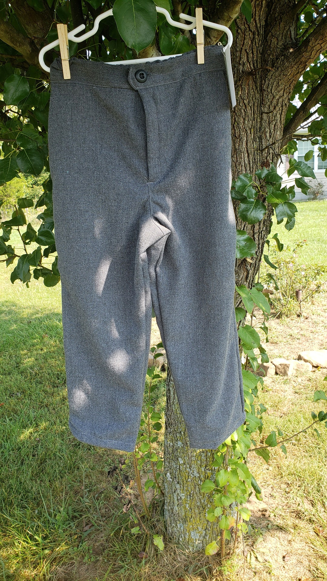 Boys Grey Trousers Pants Toddler Boy Pants Little Boy Pants With ...