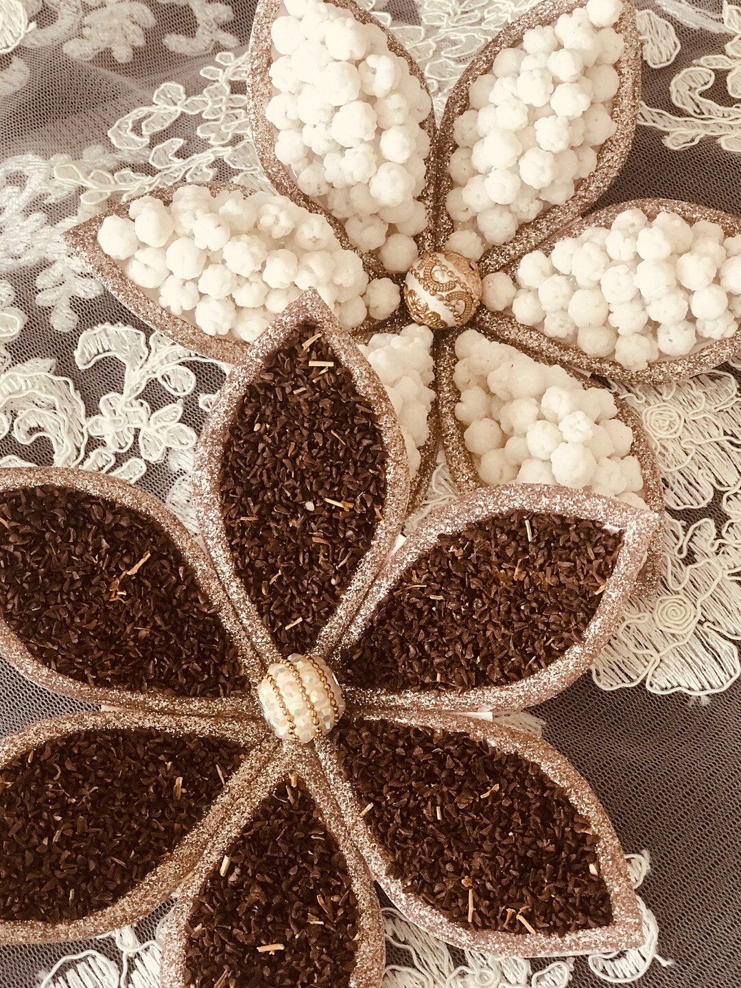 Sofreh Aghd Nogle and Esphand Flower With Champagne Trim for Persian ...