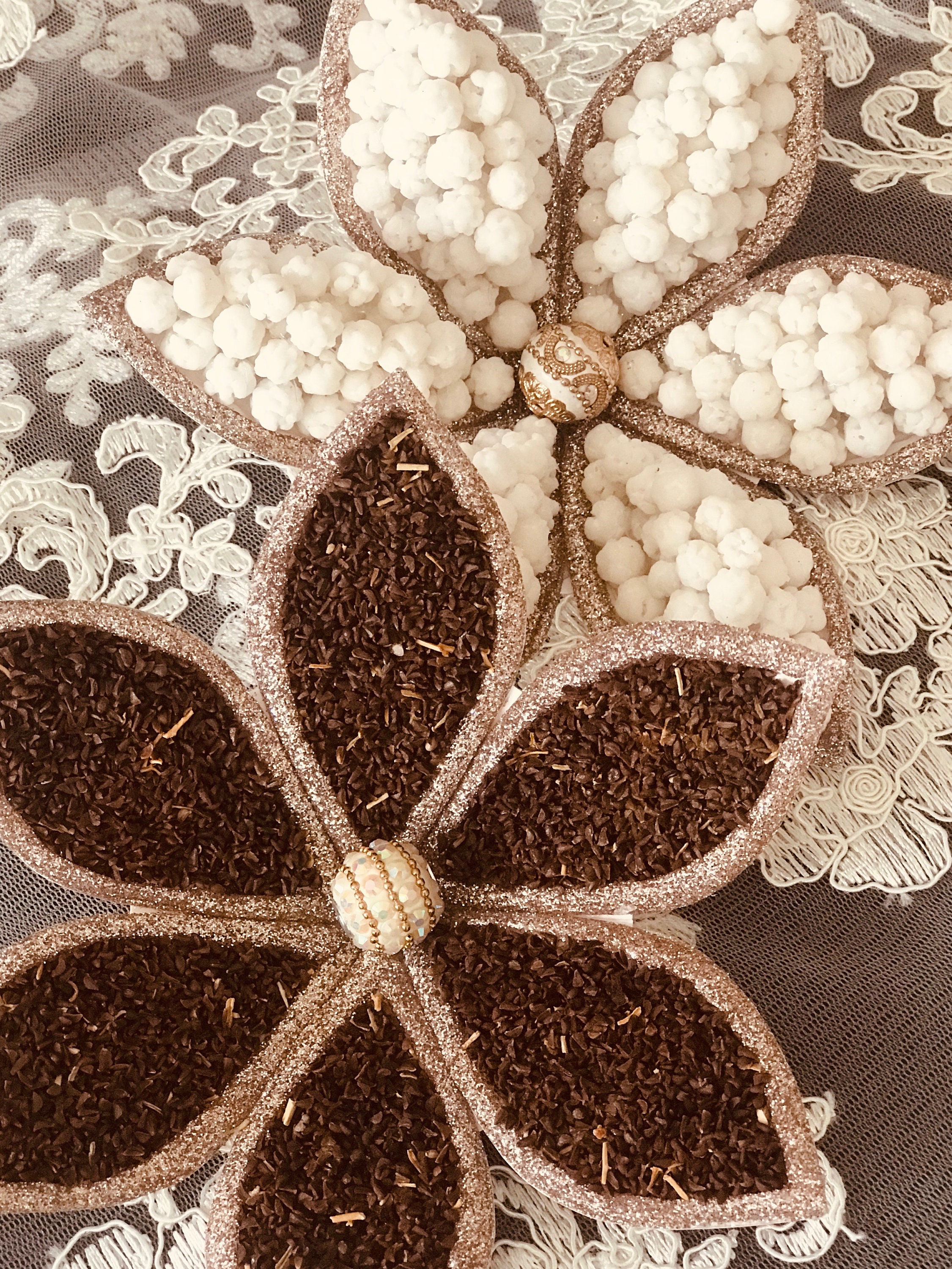 Sofreh Aghd Nogle and Esphand Flower With Champagne Trim for Persian ...
