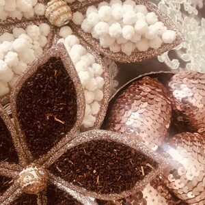 Sofreh Aghd Nogle and Esphand Flower With Champagne Trim for Persian ...