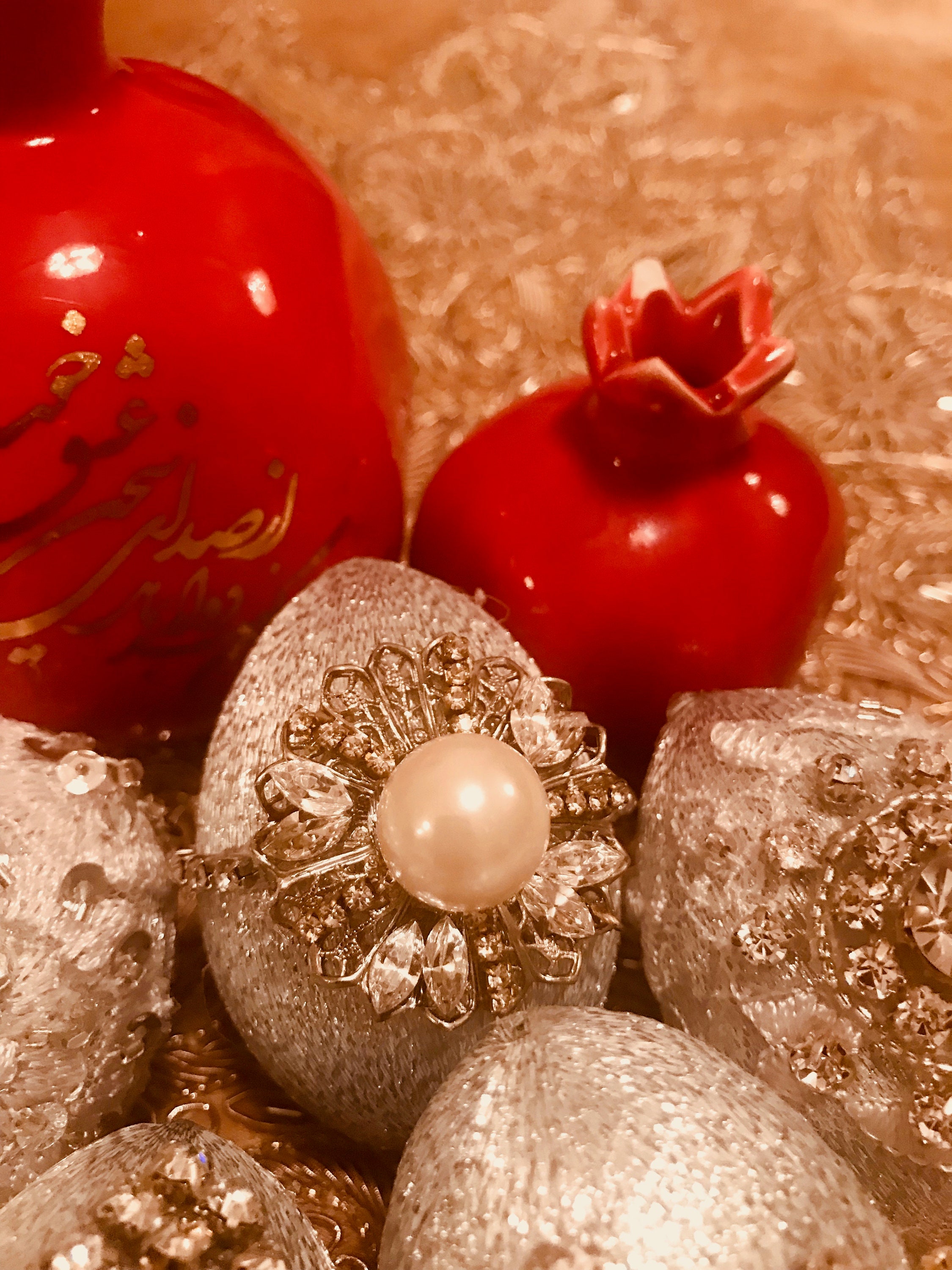 Sofreh Aghd Five Decorative Eggs for Persian Wedding Aroossi or ...