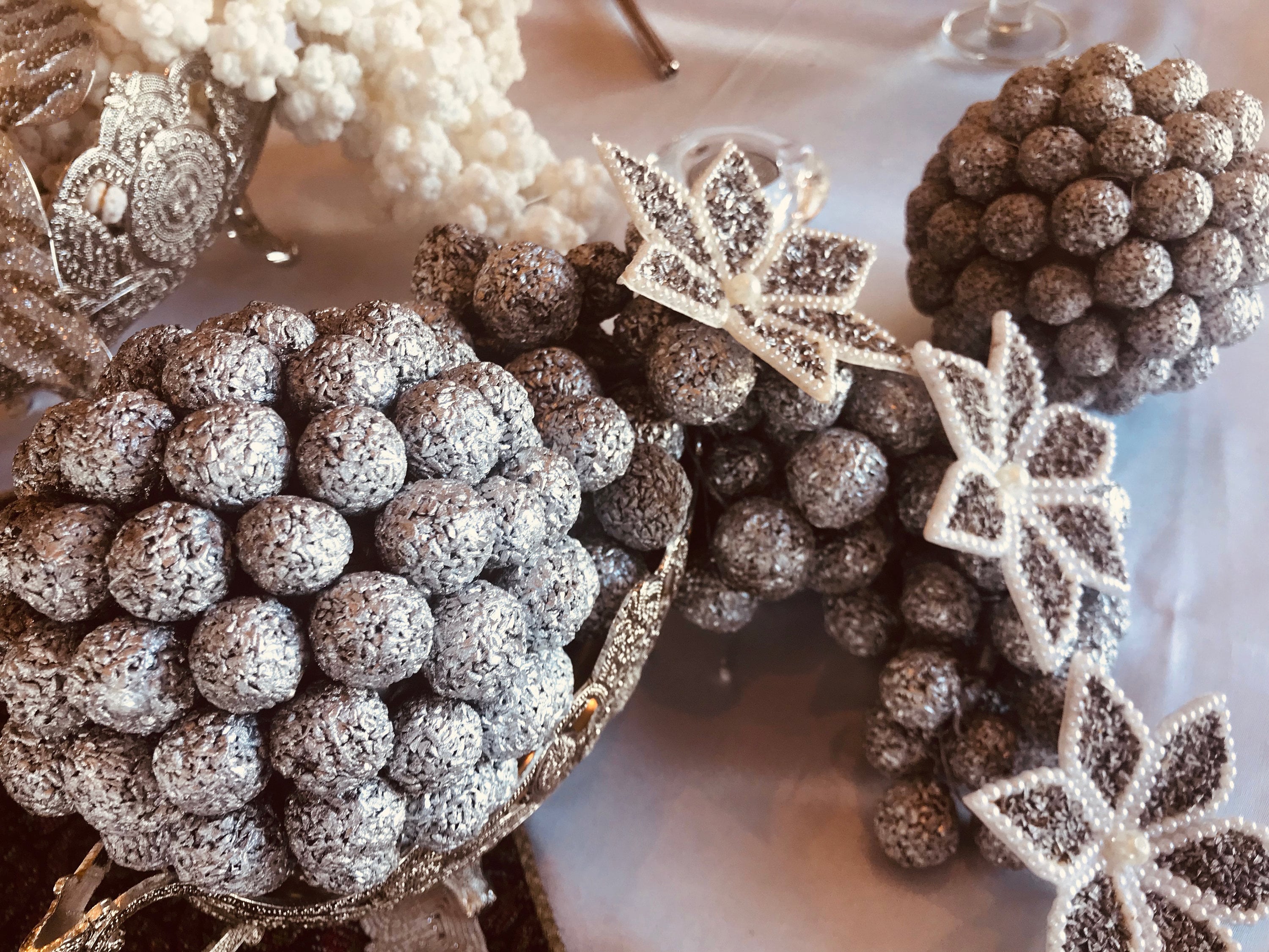 Sofreh Aghd Silver Esfand Cluster/esfand Ball/3 Esfand Flower for ...