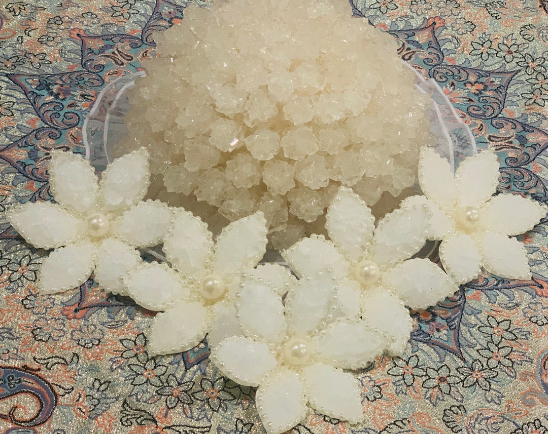 Sofreh Aghd Rock Candy Crystal Nabat Dome With Three Nabat Flower for ...