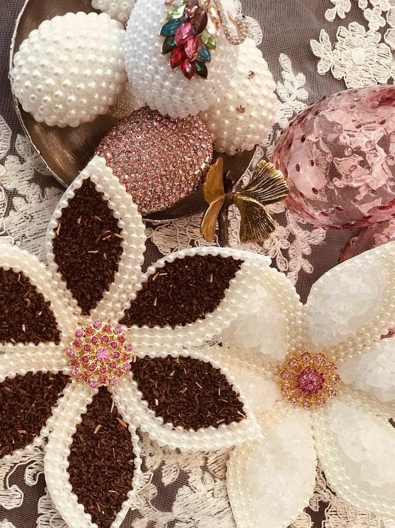 Sofreh Aghd Nabat & Esphand Flowers With Pearl Trimming for - Etsy