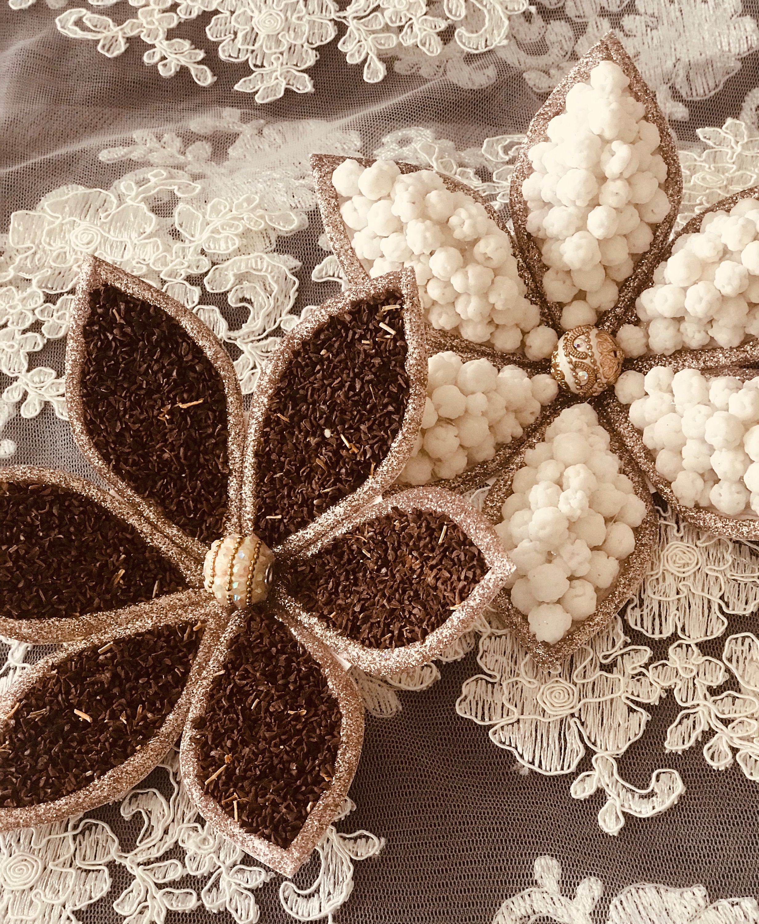 Sofreh Aghd Nogle and Esphand Flower With Champagne Trim for Persian ...