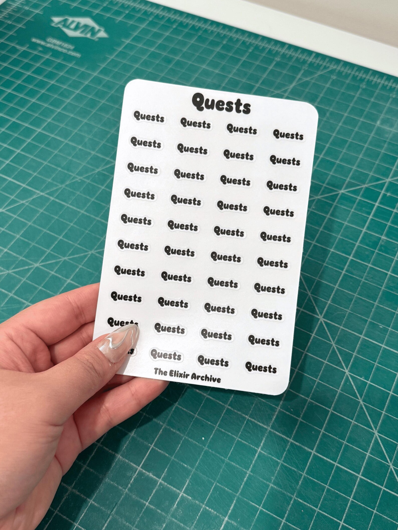 Quests Sticker Sheet - Gaming, Headers, Planner, Bullet Journal - Etsy