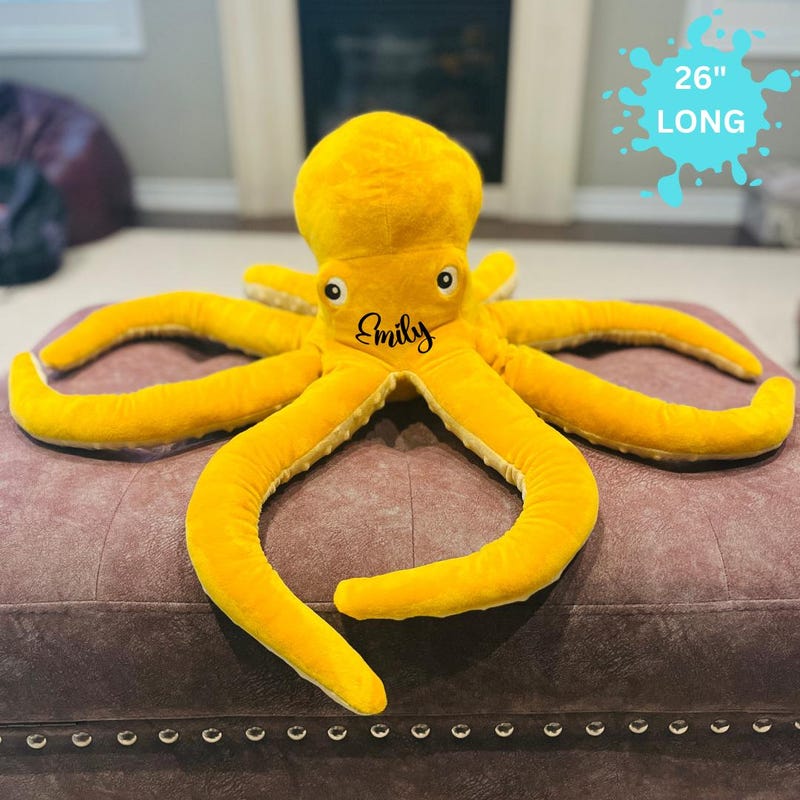 Large Octopus Plush - Etsy