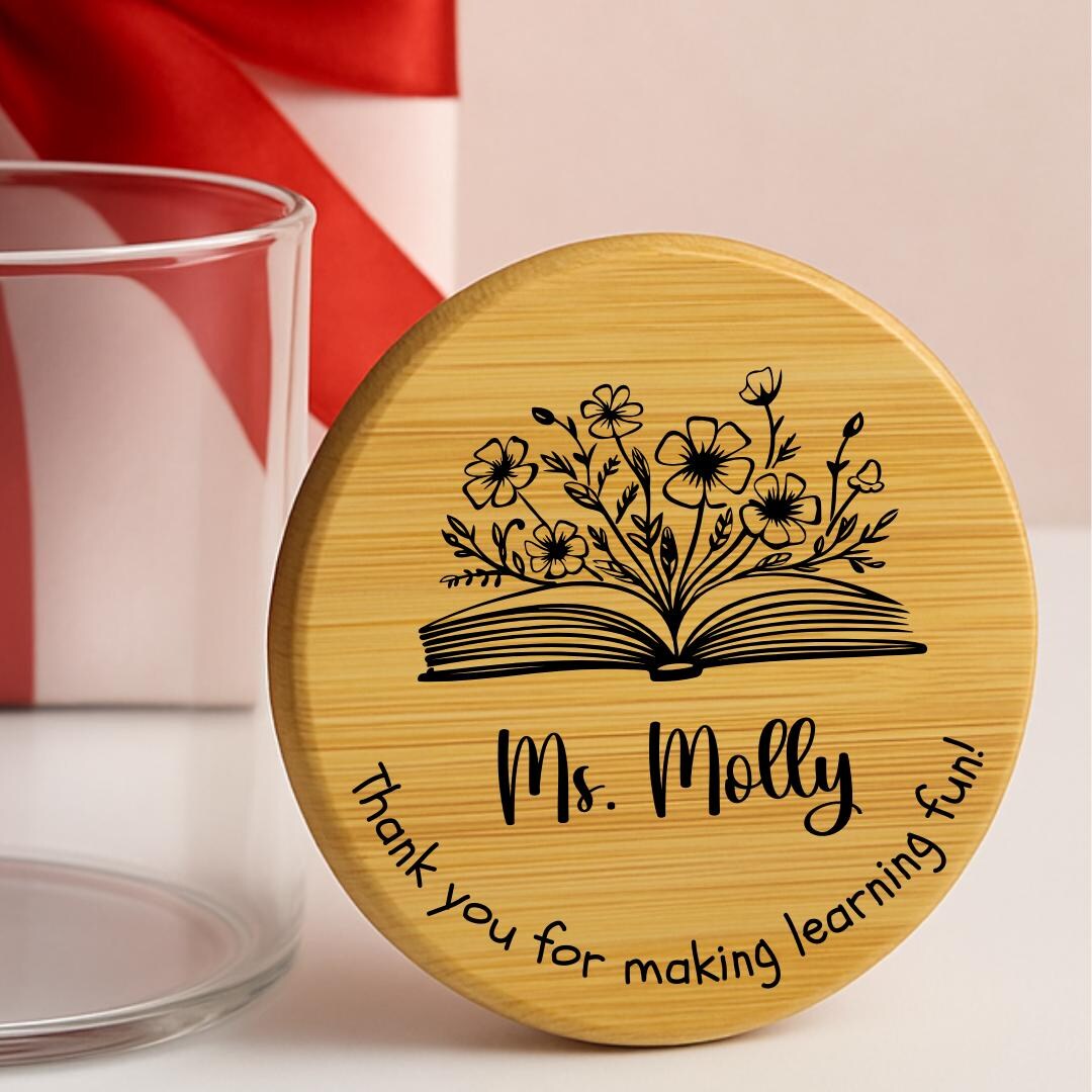 Personalized Teacher Appreciation Jar Gift Engraved Making Learning Fun ...