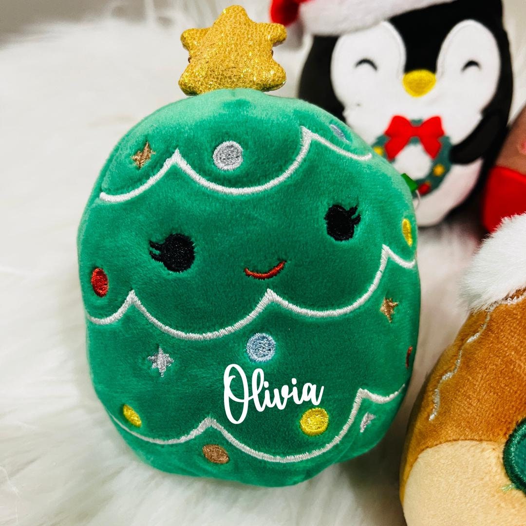 Personalized Cute Squishy Plushie Birthday Party for Custom Christmas ...