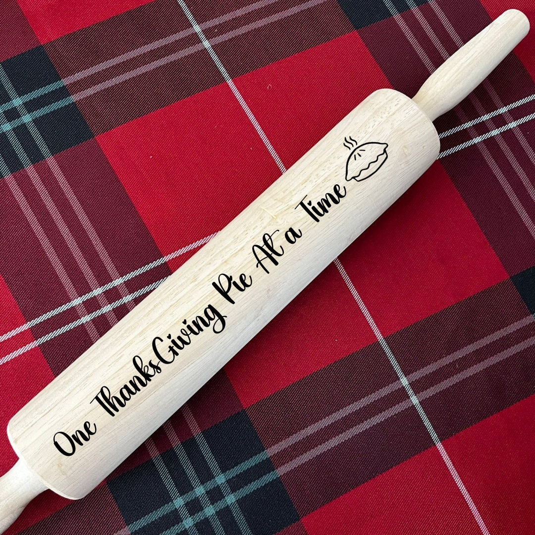 Personalized Engraved Rolling Pin, Thanksgiving Dinner Gift, Christmas ...