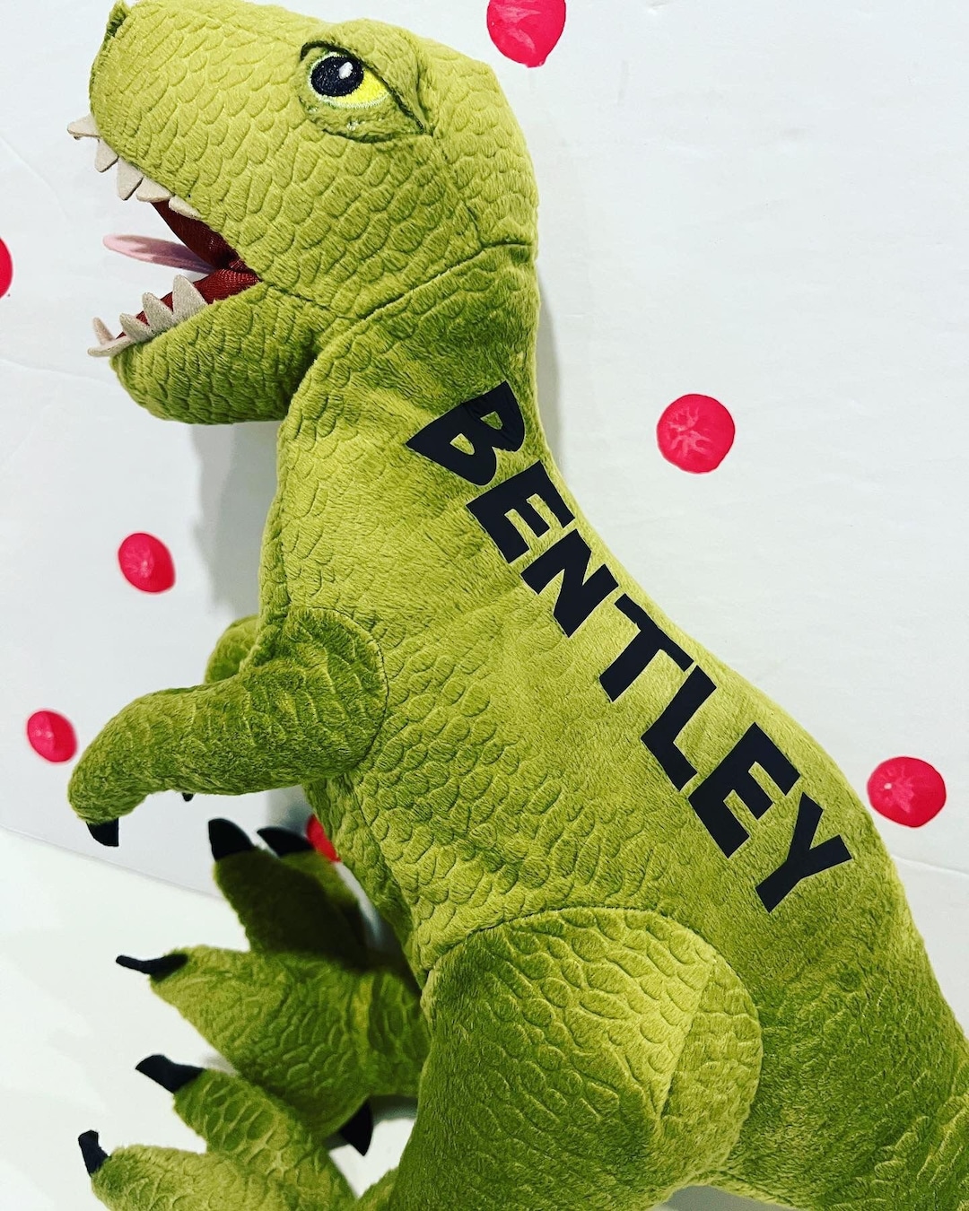 Large Stuffed T-rex Dinosaur Name Gifts for Boys, Cute Custom Name ...