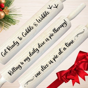 Personalized Engraved Rolling Pin, Thanksgiving Dinner Gift, Christmas ...