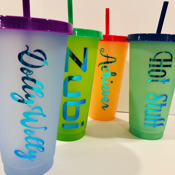Personalized Cold Color Changing Cups 24oz Reusable Custom | Etsy