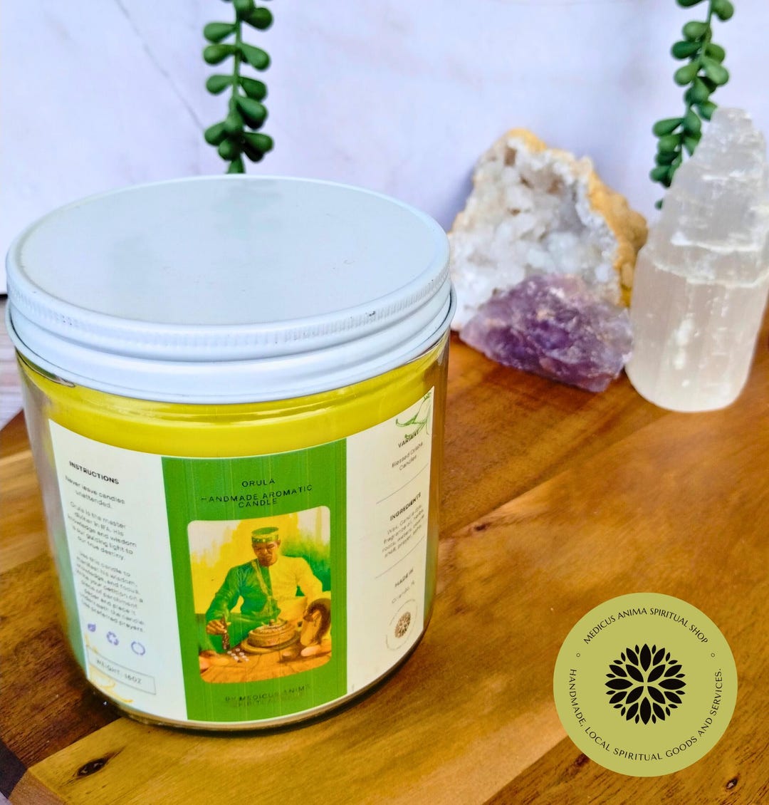 Prepared Orula Orisha Candle | Wisdom - Knowledge | Lukumi | Santeria ...