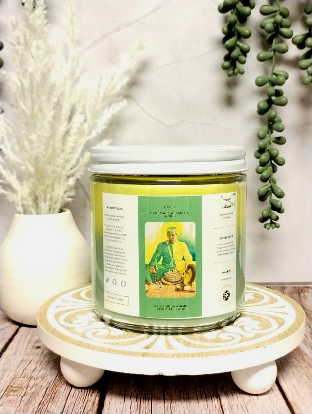 Prepared Orula Orisha Candle Wisdom Knowledge Lukumi Santeria Ifa - Etsy