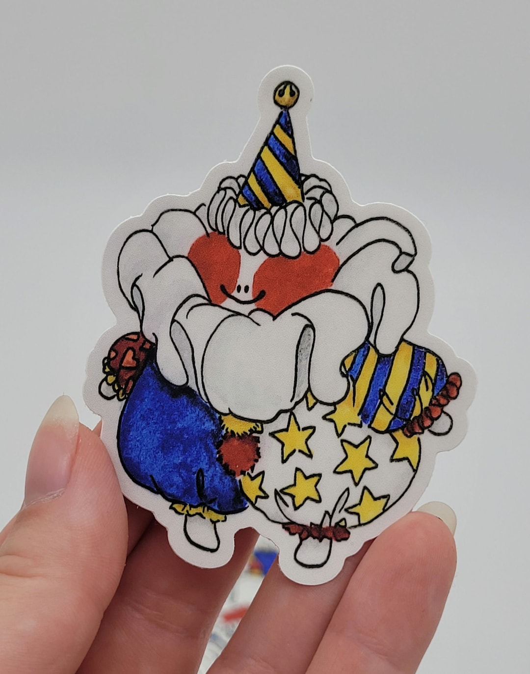 Lil Guy Clown Full Body Sticker - Etsy